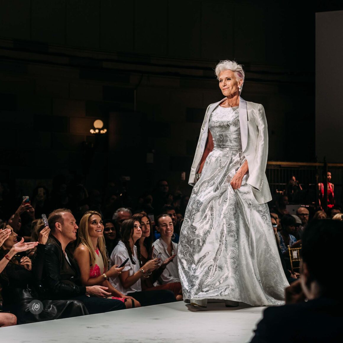Maye Musk, Model, Nutritionist at Malan Breton’s NYFW Show - Naina.co
