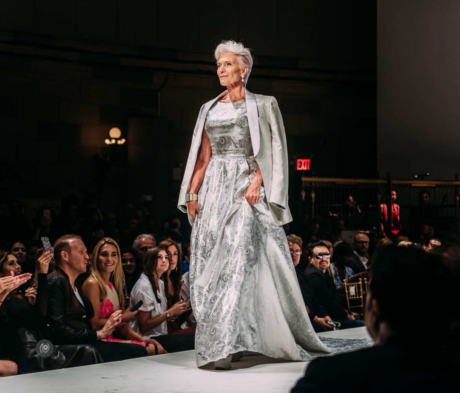 Maye Musk, Model, Nutritionist at Malan Breton’s NYFW Show - Naina.co