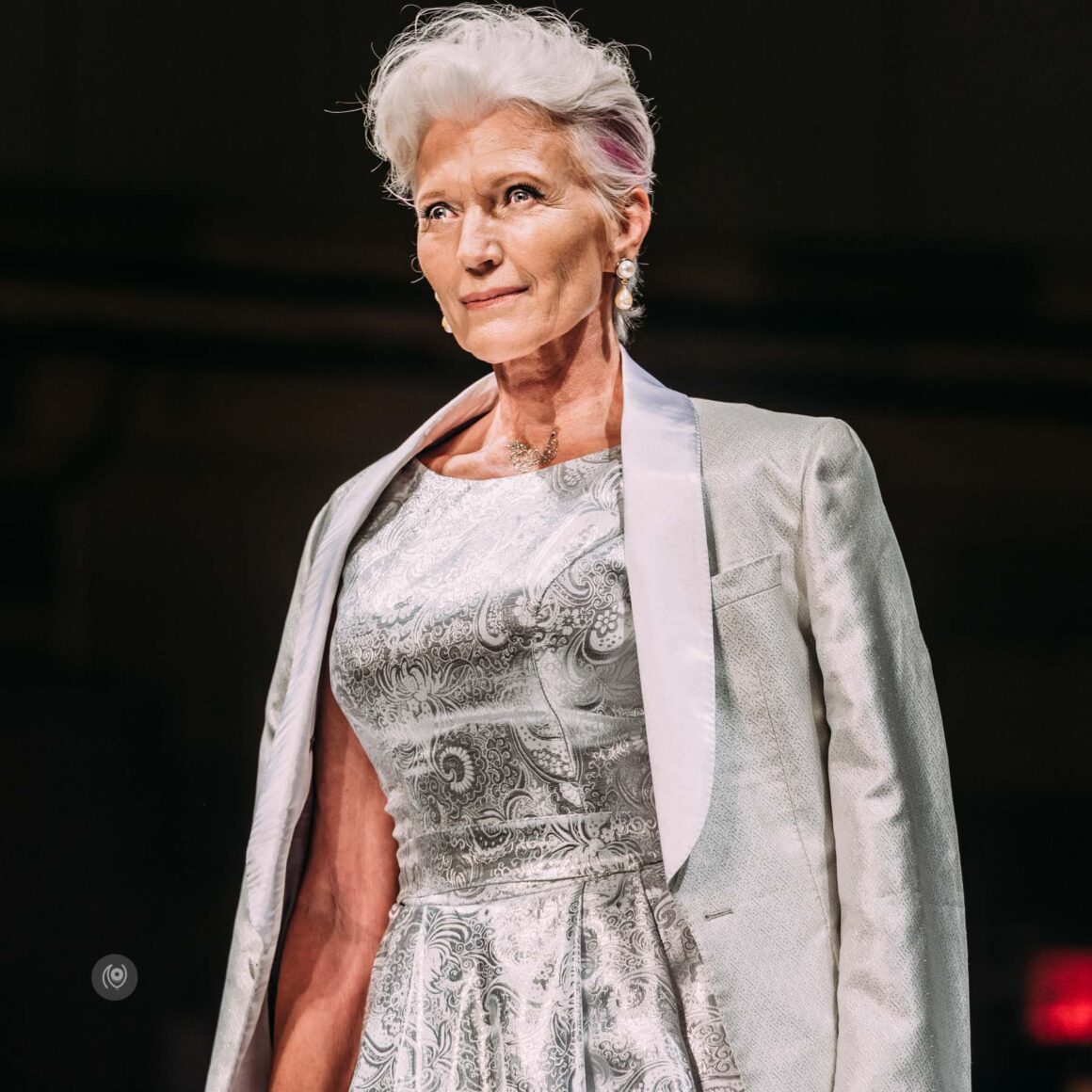 Maye Musk, Model, Nutritionist at Malan Breton’s NYFW Show - Naina.co