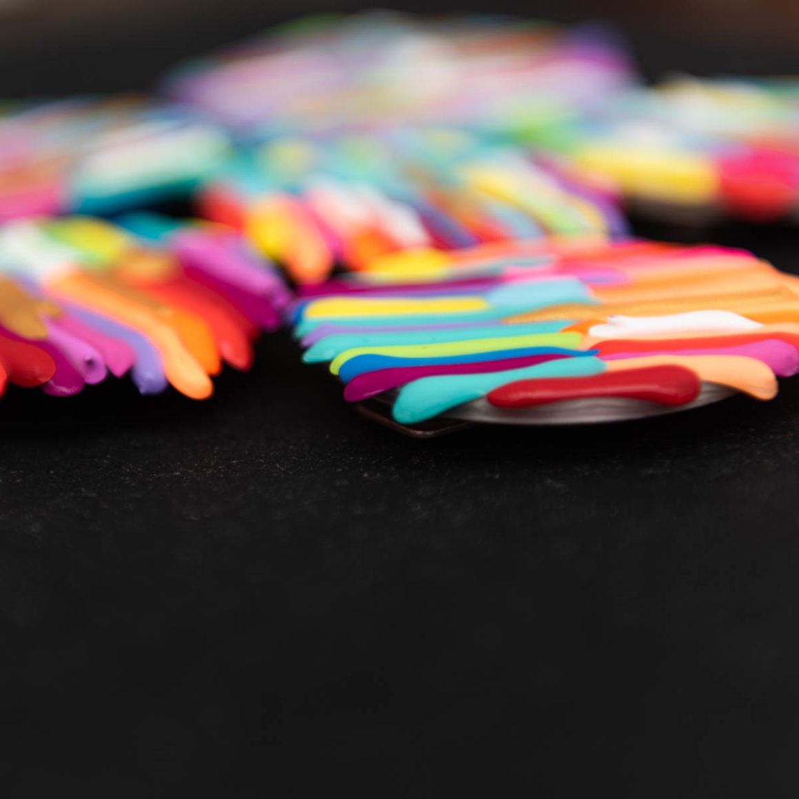 “Spring Drip” Art Series of Brooches #WearableArt - Naina.co