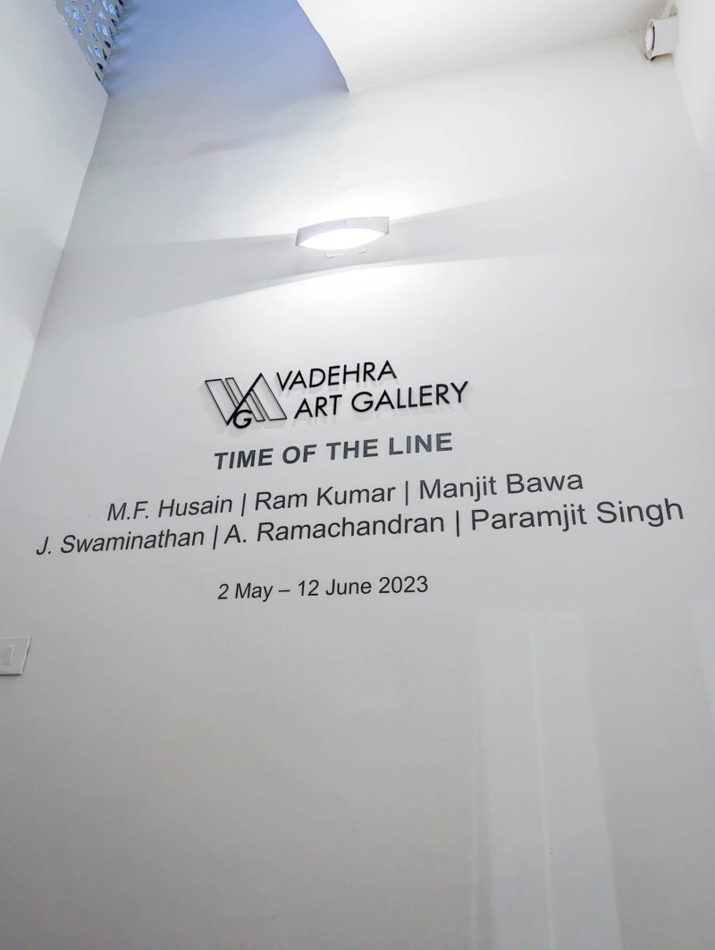 Vadehra Art Gallery, May-June 2023, Time of the Line and On Purpose ...