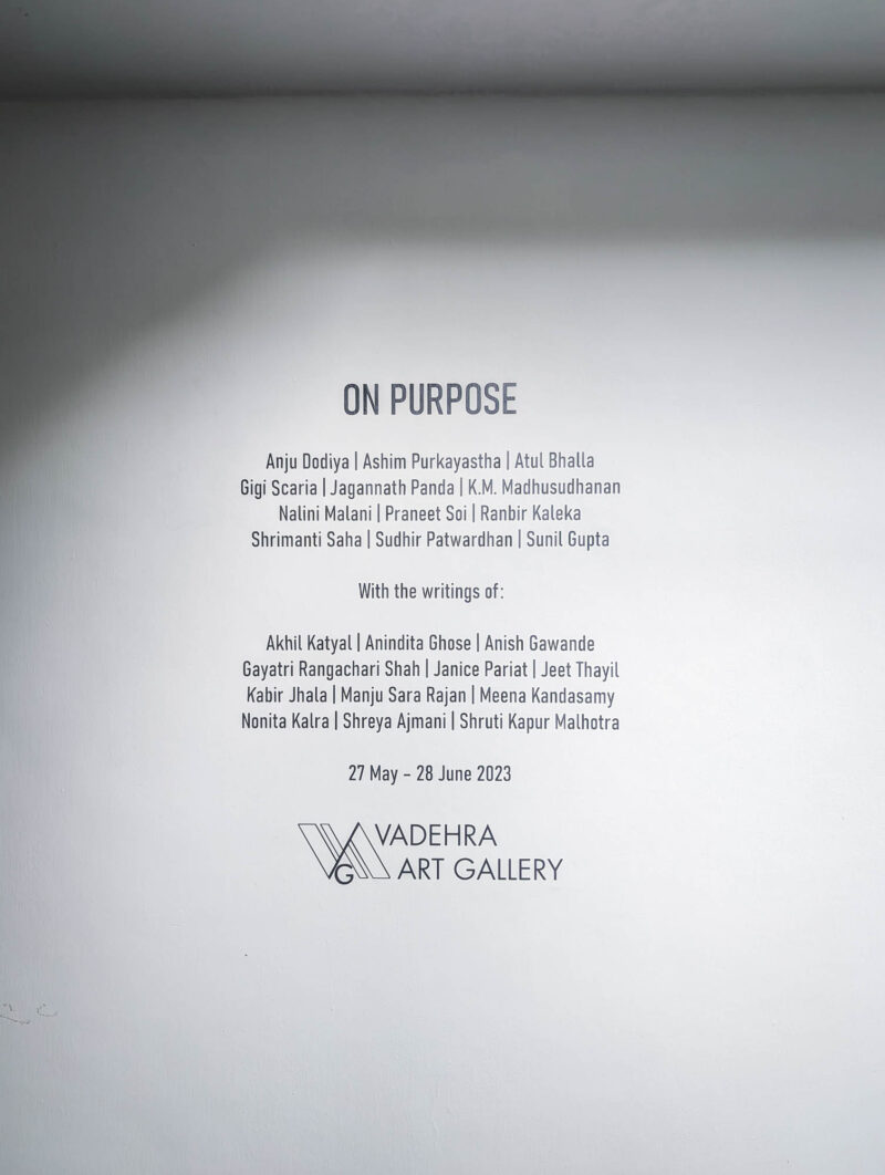 Vadehra Art Gallery, May-June 2023, Time of the Line and On Purpose ...