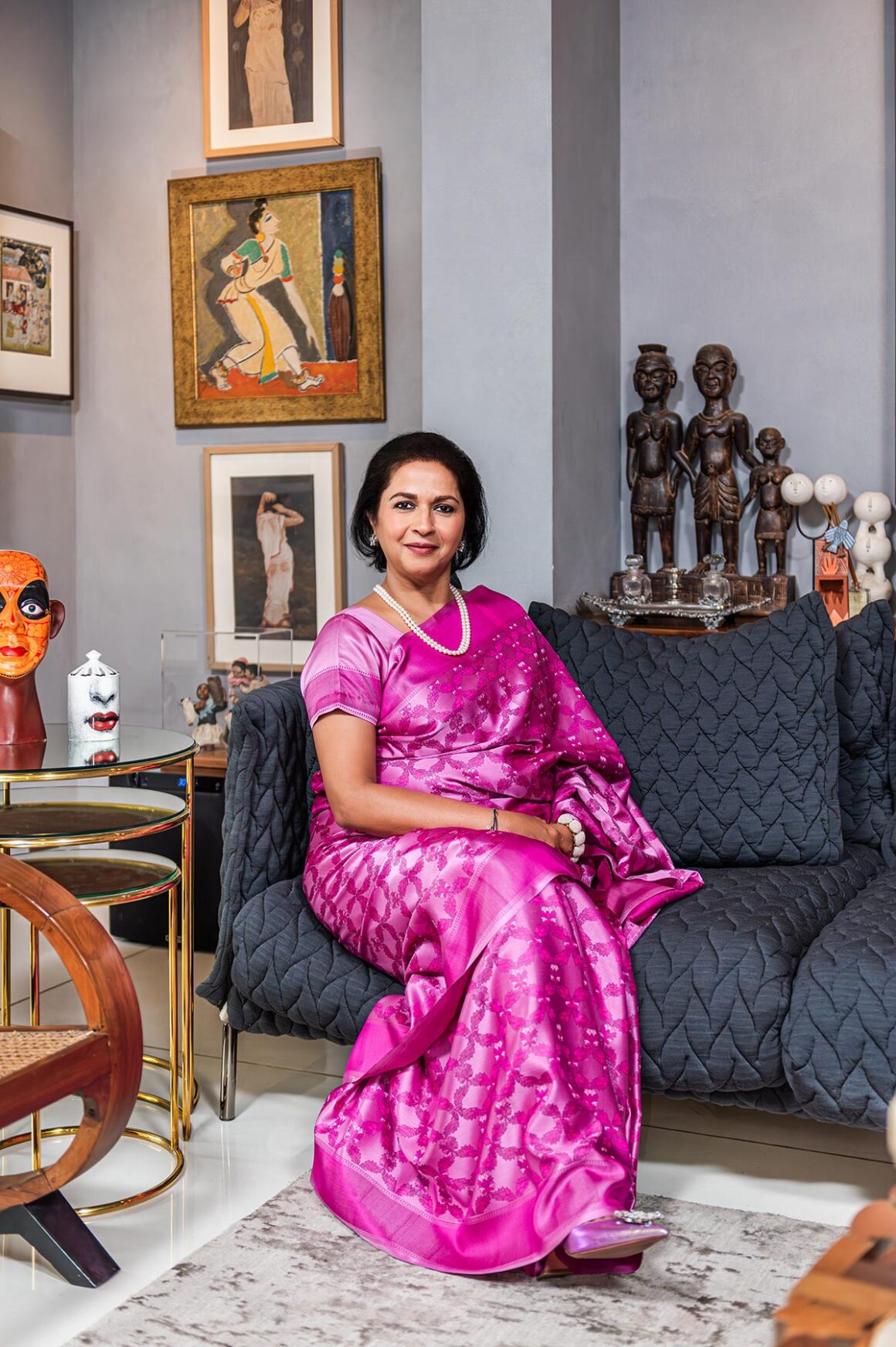 Portraits of Ms. Priya Paul for The House of Angadi’s National Handloom ...