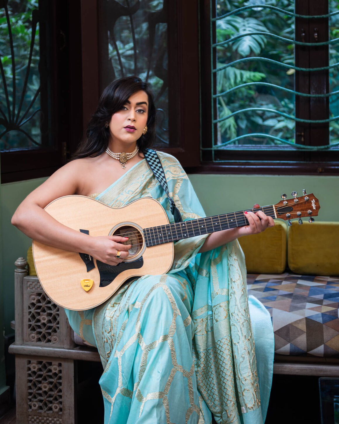 Portraits of Ms. Kamakshi Khanna for The House of Angadi - Naina.co