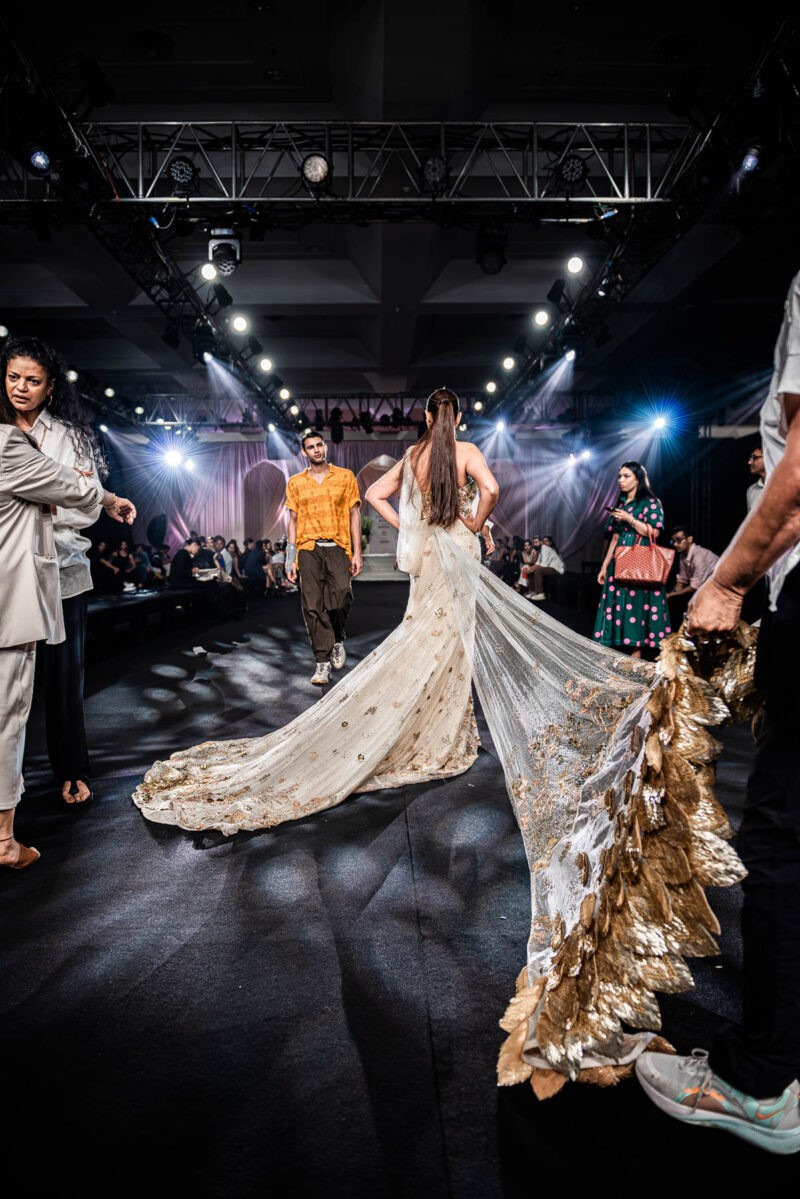 Rehearsals : Lisa Ray at Rahul Mishra NARGIS Couture, 2024 - Naina.co